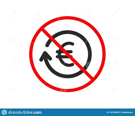 Icono Euro Del Intercambio De Dinero Moneda De Las Actividades