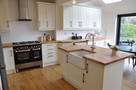 Grey Shaker Kitchen Oak Worktop The Urban Decor