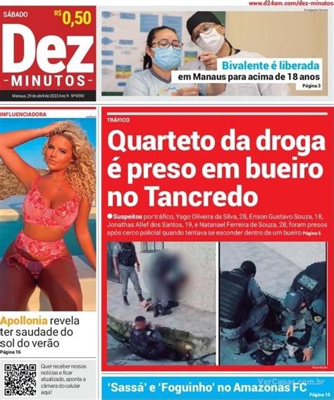 Capa Dez Minutos Edição Terça 9 de Novembro de 2021