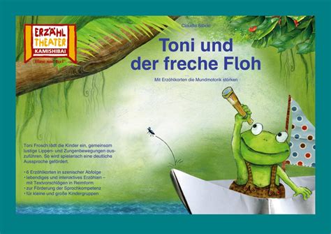 Toni Und Der Freche Floh Kamishibai Bildkarten Buch Hase Und Igel