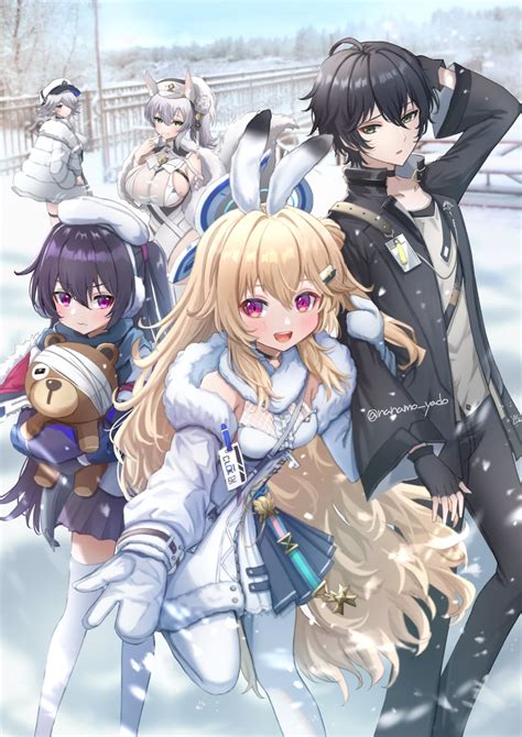 Eriri Snezhana Sova Male Protagonist And Rayna Echocalypse Drawn