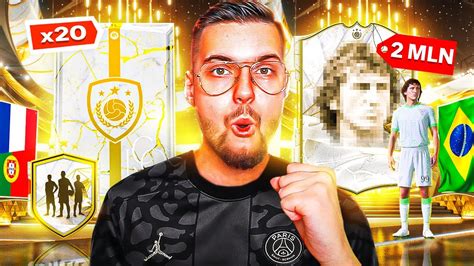 TRAFY ZA PONAD 10 MILIONÓW MONET 20x PACZKA Z IKONĄ EA FC 24 Ultimate