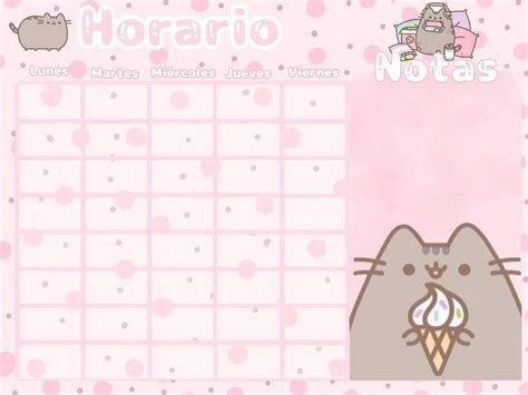 Pusshen Horario Horario De Escuela Temas Para Movil Libro De Retos