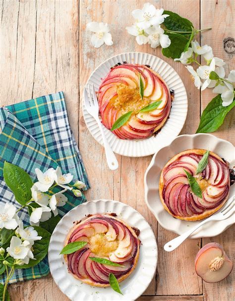 Recette de tartelettes aux pêches Marie Claire