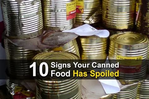 How To Tell If Your Canned Food Has Spoiled