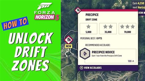 Forza Horizon 5 How To Unlock Drift Zones YouTube