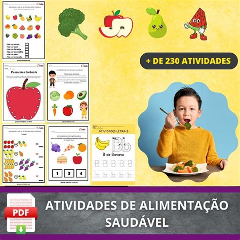 Atividades L Dicas De Alimenta O Saud Vel Para Educa O Infantil