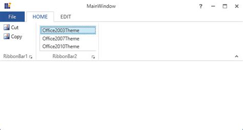 Ribbonlistbox In Wpf Ribbon Control Syncfusion