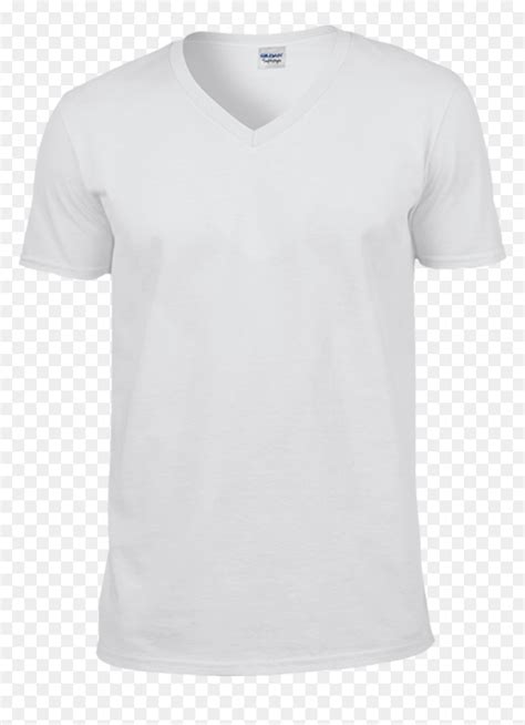 Free White V Neck T Shirt Template Png White V Neck T Shirt Png