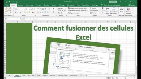 Comment Fusionner Des Cellules Excel YouTube