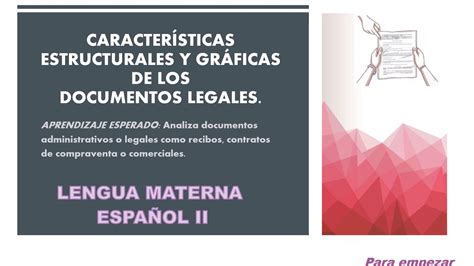 Caracteristicas De Documentos Legales Bourque