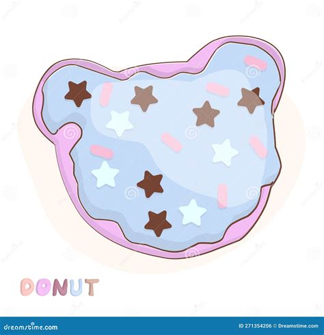 Draw Funny Kawaii Japan Tradition Sweet Sanshoku Dango Three Coloured