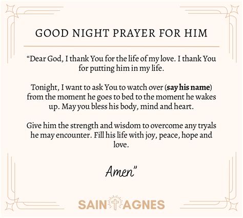7 Good Night Prayers For My Love Him And Her