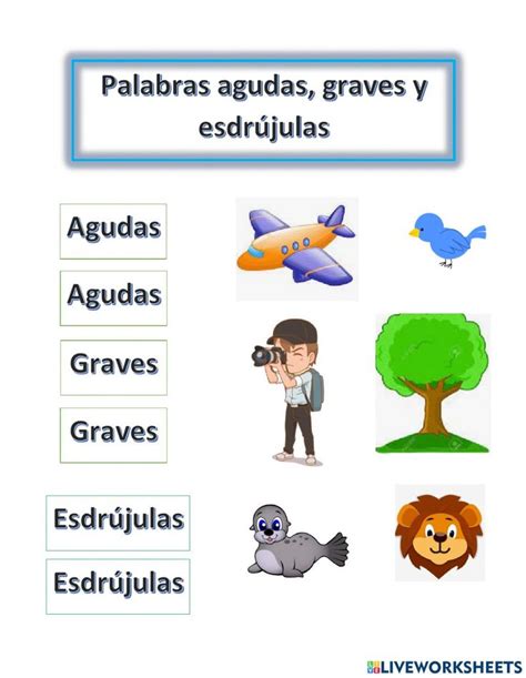 Palabras Agudas Graves Esdr Julas Activity Comics Peanuts Comics