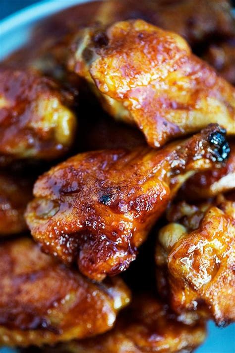 Crispy Oven Baked Chicken Wings Honey Garlic Sauce At Fannie Tanguay Blog