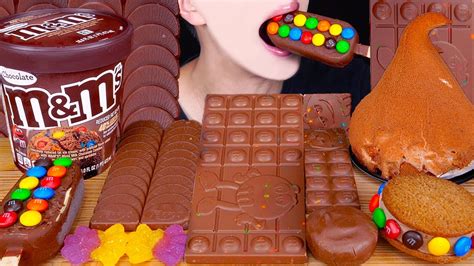 ASMR M M S MAGNUM CHOCOLATE ICE CREAM MALTESERS TWIX NUTELLA TWIX