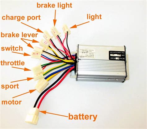 L Faster 36V48V 1000W Scooter Brush Motor Controller Motor Controller