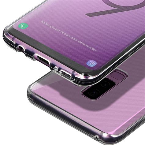 Avizar Funda Doble Cara De Silicona Transparente Para Samsung Galaxy S9