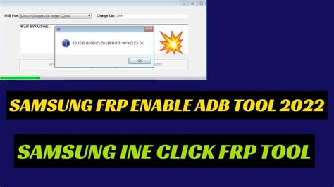 SAMSUNG FRP ENABLE ADB TOOL 2022 Samsung Frp Bypass Tool Frp All