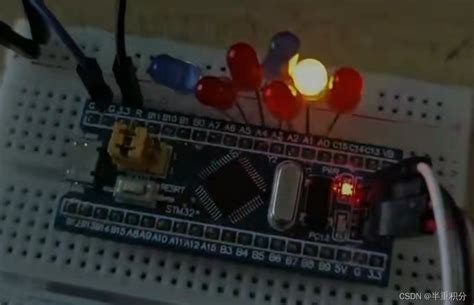 stm32入门（三）led闪烁and流水灯 基于stm32单片机led灯和rgb灯闪烁的系统总体框图 csdn博客