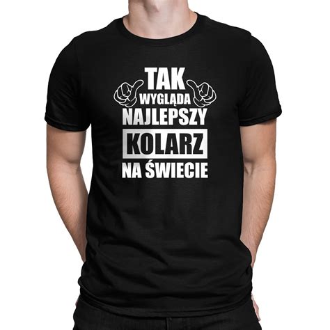 Tak wygląda najlepszy kolarz na świecie męska koszulka na prezent dla