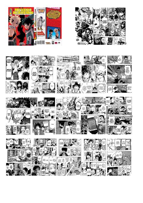 Plantilla Mini Manga Mini Libros Impresiones Japonesas Arte De