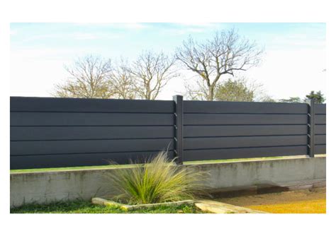Clôture PVC gris anthracite P MEX