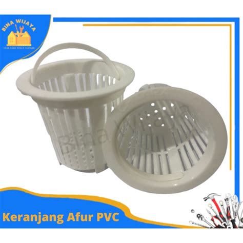 Jual Keranjang Afur Pvc Saringan Afur PVC Keranjang Putih Cuci Piring 1