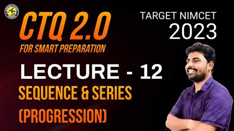 nimcet ctq 2 0 2023 sequence and series progression pyqs by nimcet online coaching aspire