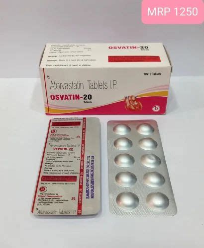 Atorvastatin Tablets Ip 20 Mg At Rs 1250 Box Xtor In Chandigarh ID