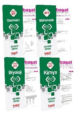 Başat Yayınları TYT AYT Geometri Matematik Biyoloji Kimya Çek Kopar