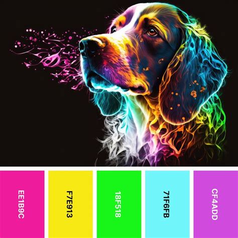 30 Neon Color Palettes For Vibrant Designs Color Meanings In 2024