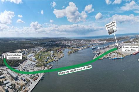 Tunel pod Świną w Świnoujściu oficjalnie otwarty Połączy wyspy Wolin i