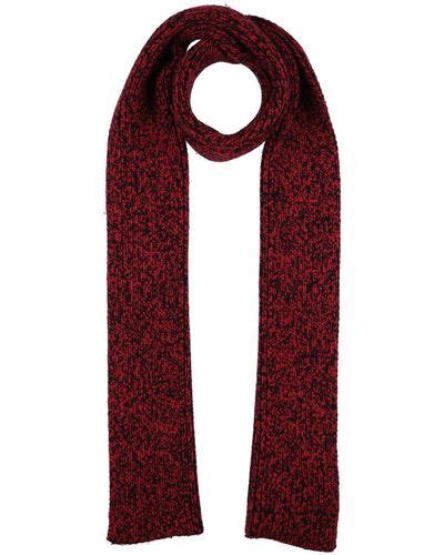 Red Maison Kitsuné Scarves and mufflers for Men Lyst