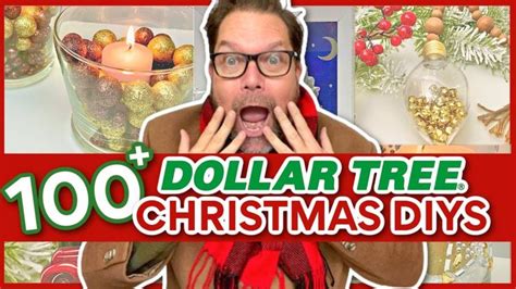 100 BEST EVER Dollar Tree Christmas DIYS YouTube Dollar Tree