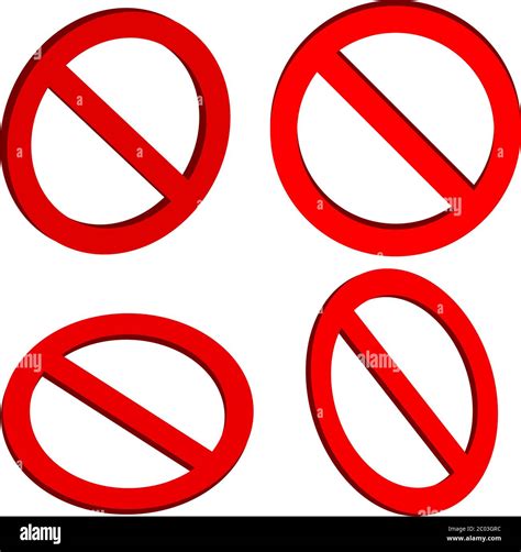 Prohibido prohibición Rescrited signo Vector Ilustración Imagen