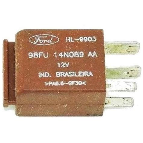 Rele Auxiliar Do Farol Ford Fiesta Ecosport Ka Courier Shopee Brasil