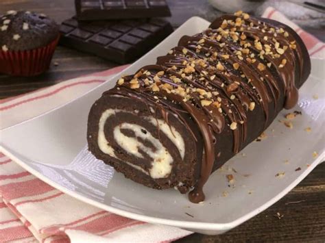 Bûche de Noël au chocolat à la crème de mascarpone sans cuisson un