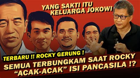 Semua Terbungkam Saat Rocky Gerung Acak Acak Pemahaman Keliru Soal