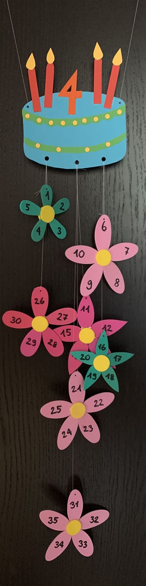 Geburtstags Countdown Geburtstags Countdown Basteln Basteln Mit Kindern