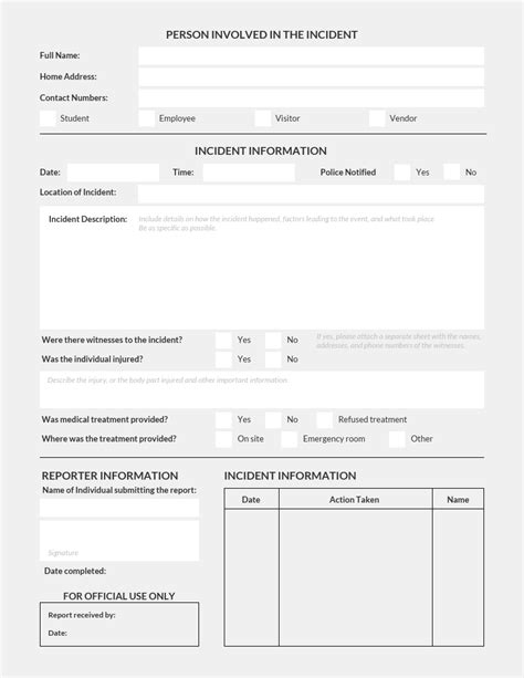 Introducir 89 Imagen Modelo De Informe De Incidente Laboral Abzlocal Mx