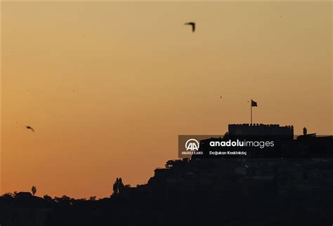 Ankara da gün doğumu Anadolu Ajansı