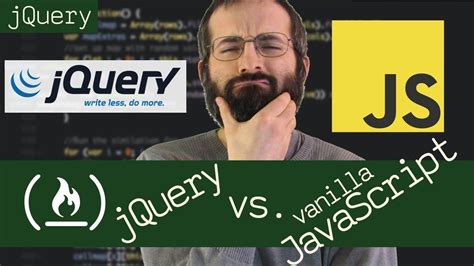 jquery vs vanilla javascript beau teaches javascript