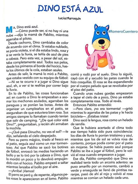 Cuento Dino esta azul Minicuentos para niños Cuentos para niños