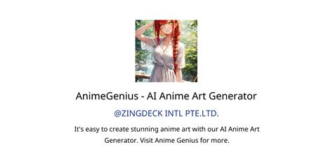 Animegenius Ai Anime Art Generator Gpts Features And Functions