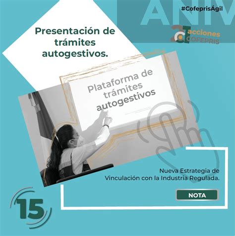 COFEPRIS on Twitter 15 No más citas Con la digitalización