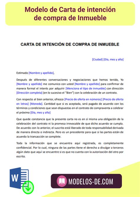 Modelo De Carta Intencion De Compra Inmueble Macen Porn Sex Picture