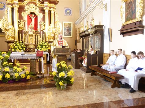 Msza Św w intencji zmarłych Strażaków z gminy Olesno Parafia pw Św