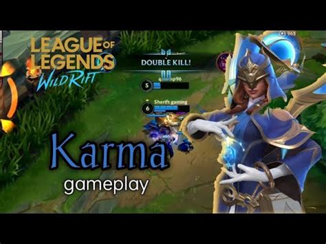 Karma Support Strikes Once Again In Diamond Wild Rift YouTube