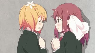 Sakura Trick Kiss SakuraTrick Kiss Yuri Discover Share GIFs
